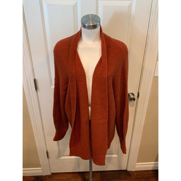 Sleeping on Snow | Sweaters | Sleeping On Snow Orange Knit Oversized ...